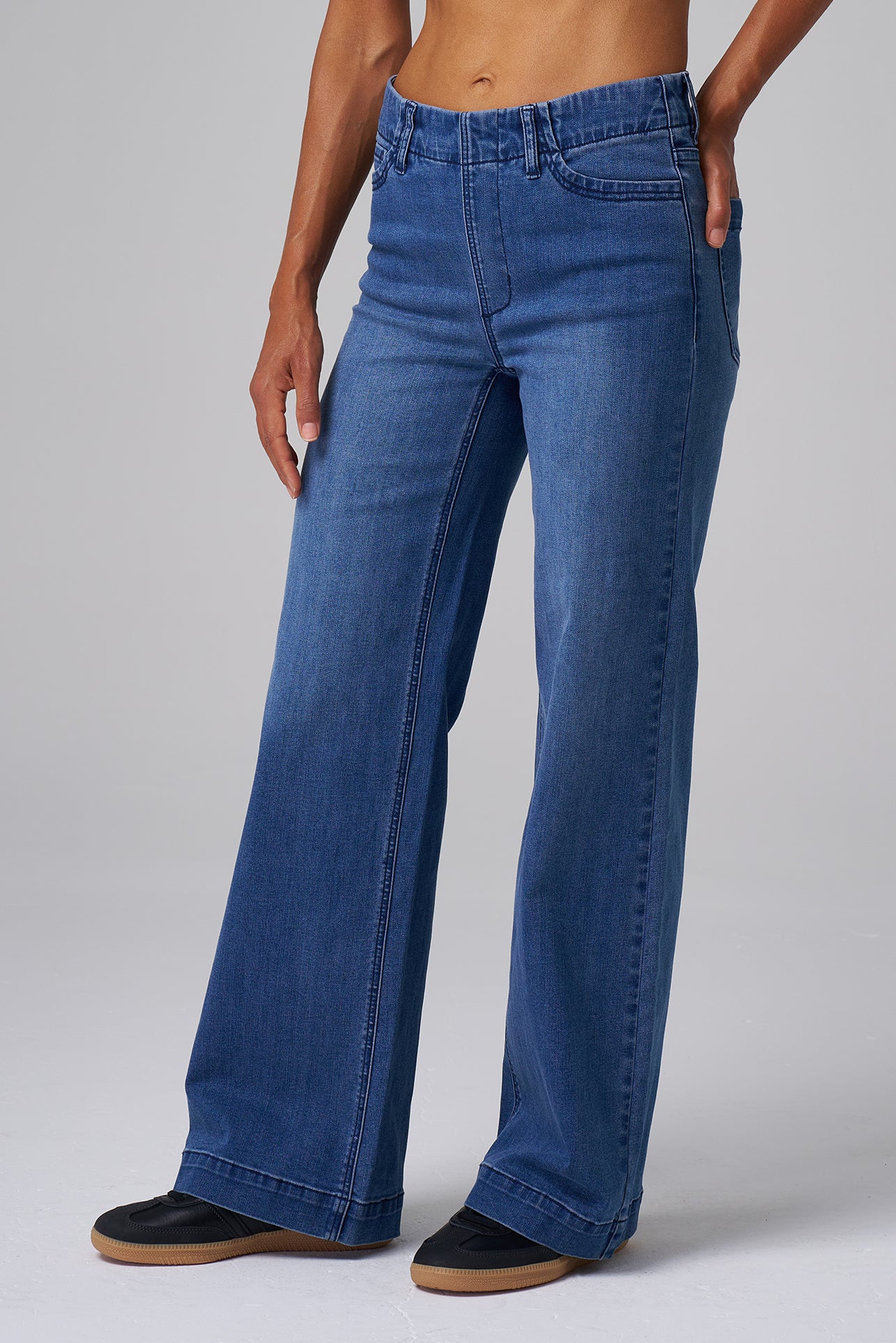 Effortless Wide Leg Jean – Franne Golde