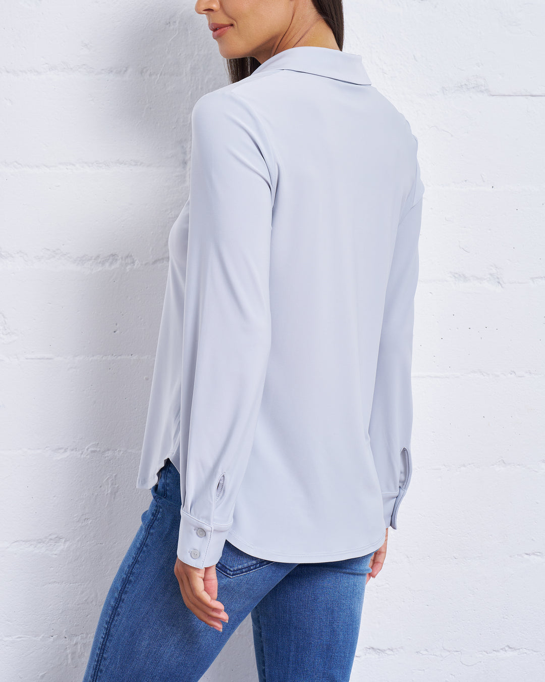 Katherine Stretch Button-Up Shirt – Women's Workwear, Travel-Friendly ...